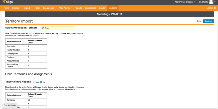 Importing Territory Models
